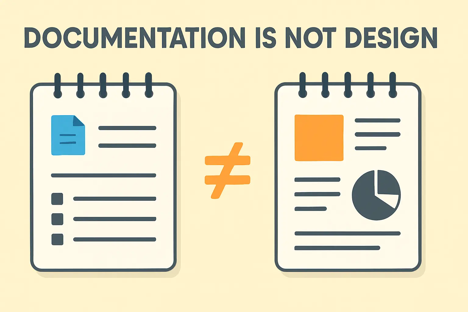 Documentation Is Not Design